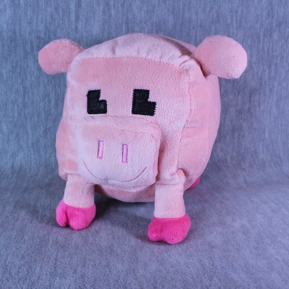 Minecraft | Toys | Minecraft Pink Pig Plush 9x9 Body Stuffed Toy | Poshmark